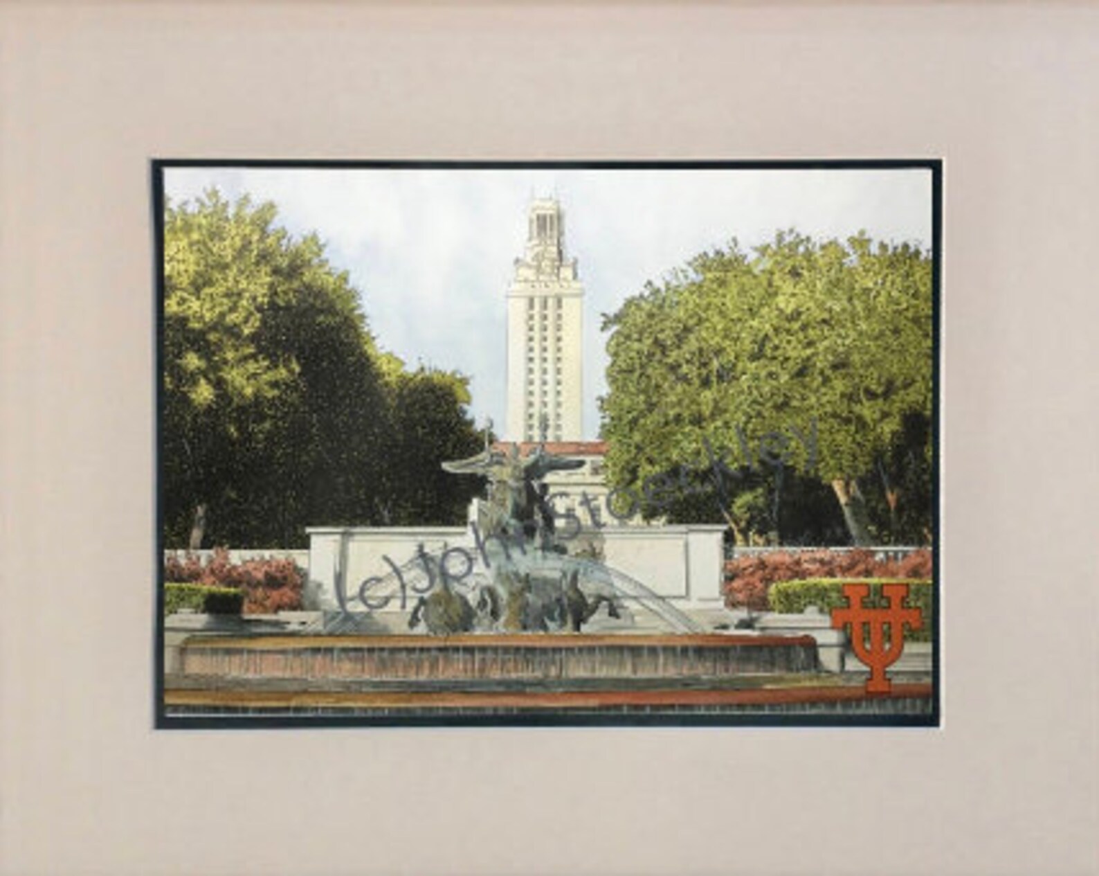 University of Texas at Austin LIMITED EDITION Pen and Ink and | Etsy