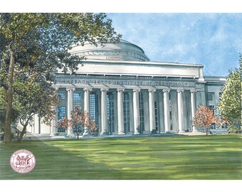 Vanderbilt University LIMITED EDITION Pen and Ink and Watercolor Art ...
