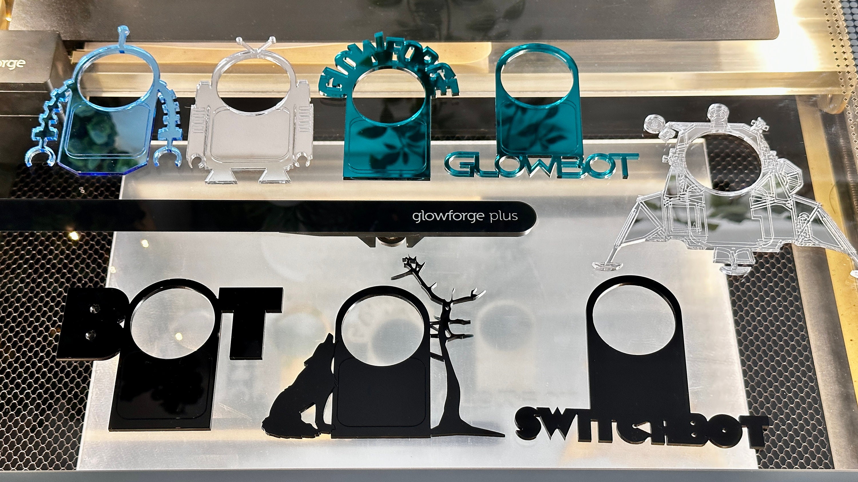 Glowforge Button - Platform for Switchbot Device - Ghost - Etsy
