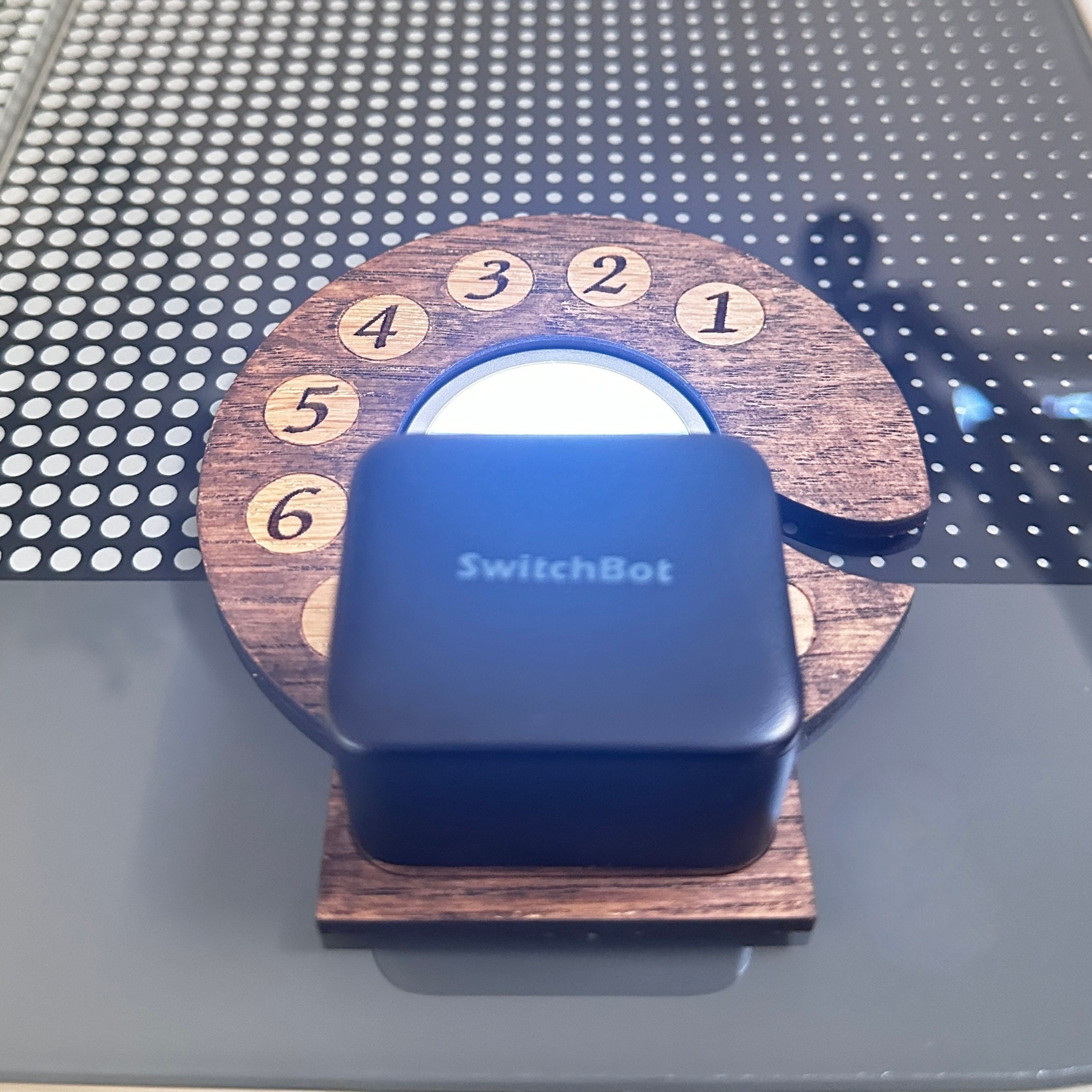 Glowforge Button - Platform for Switchbot Device - Vintage Telephone ...