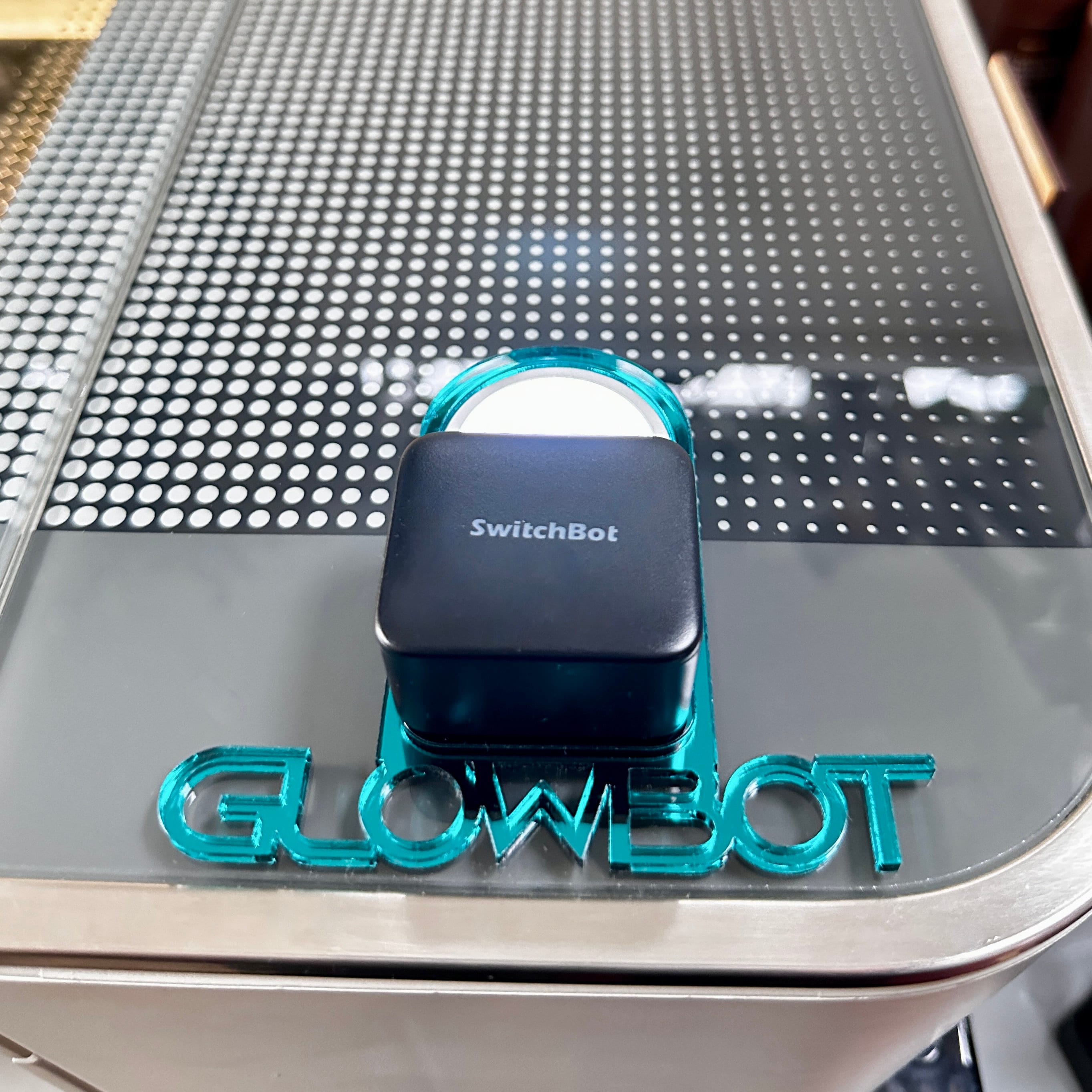Glowforge Button - Platform for Switchbot Device - Glowbot Text - Etsy