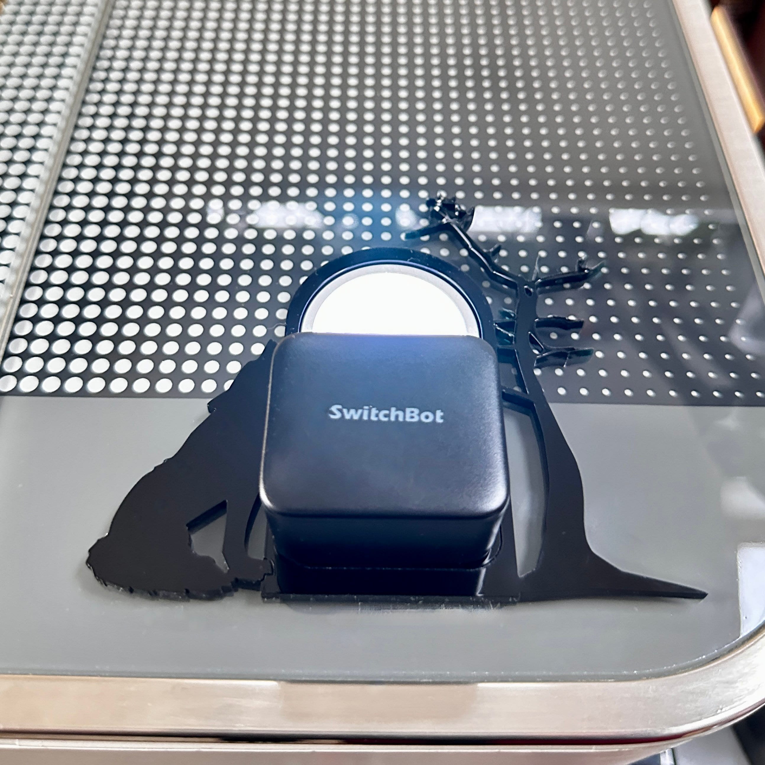 Glowforge Button - Platform for Switchbot Device - Wolf Howling at the ...