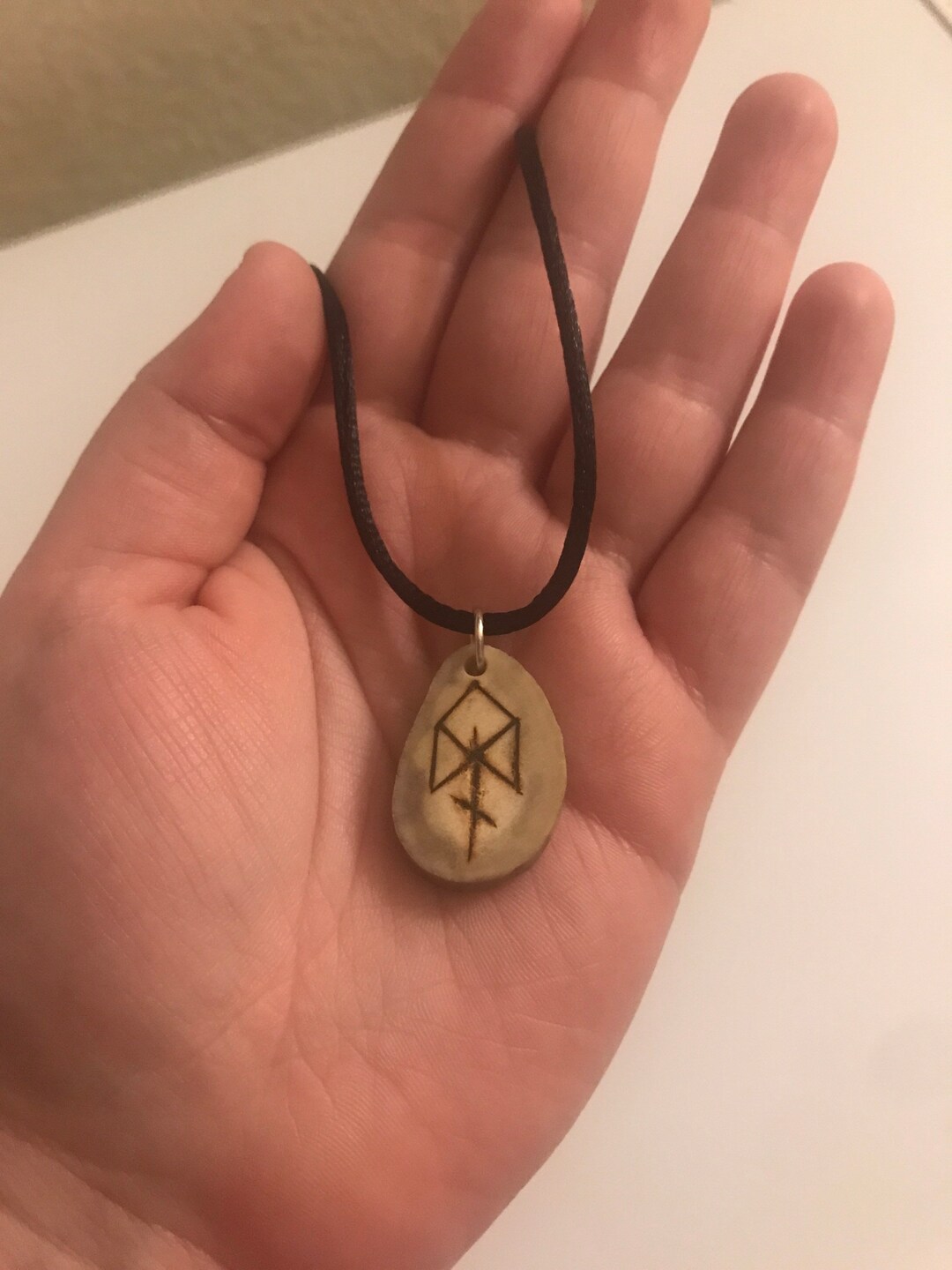 Odin / Wotan / Óðinn Bindrune Deer Antler Pendant - Etsy