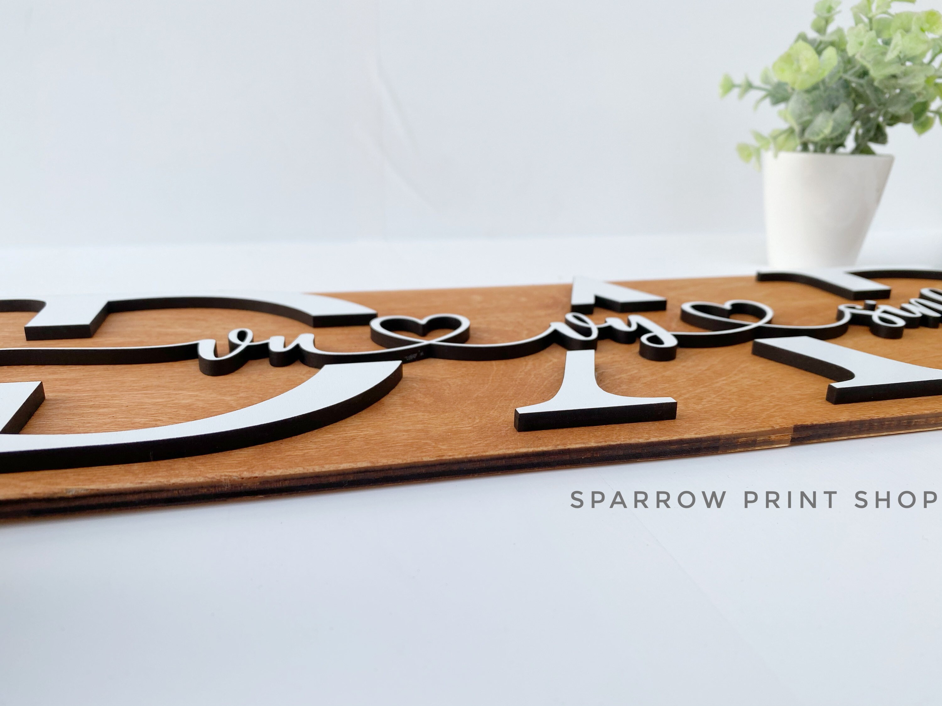 3D Personalized Dad Wooden Sign| Fathers Day Gift for Dad| Dad Birthday ...