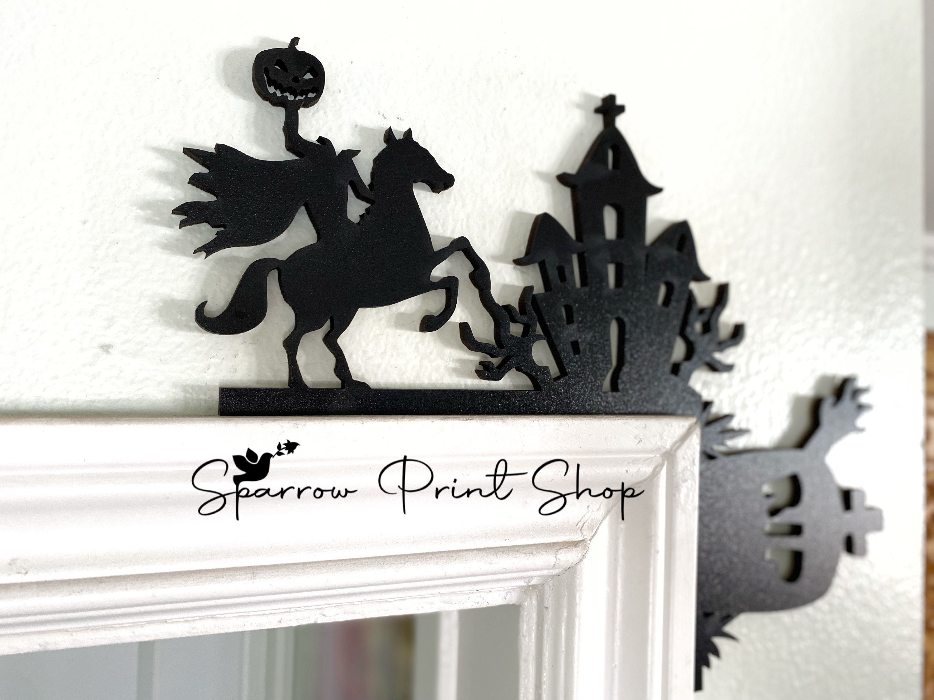 Headless Man Mansion Door Corner Gift for Halloween - Etsy