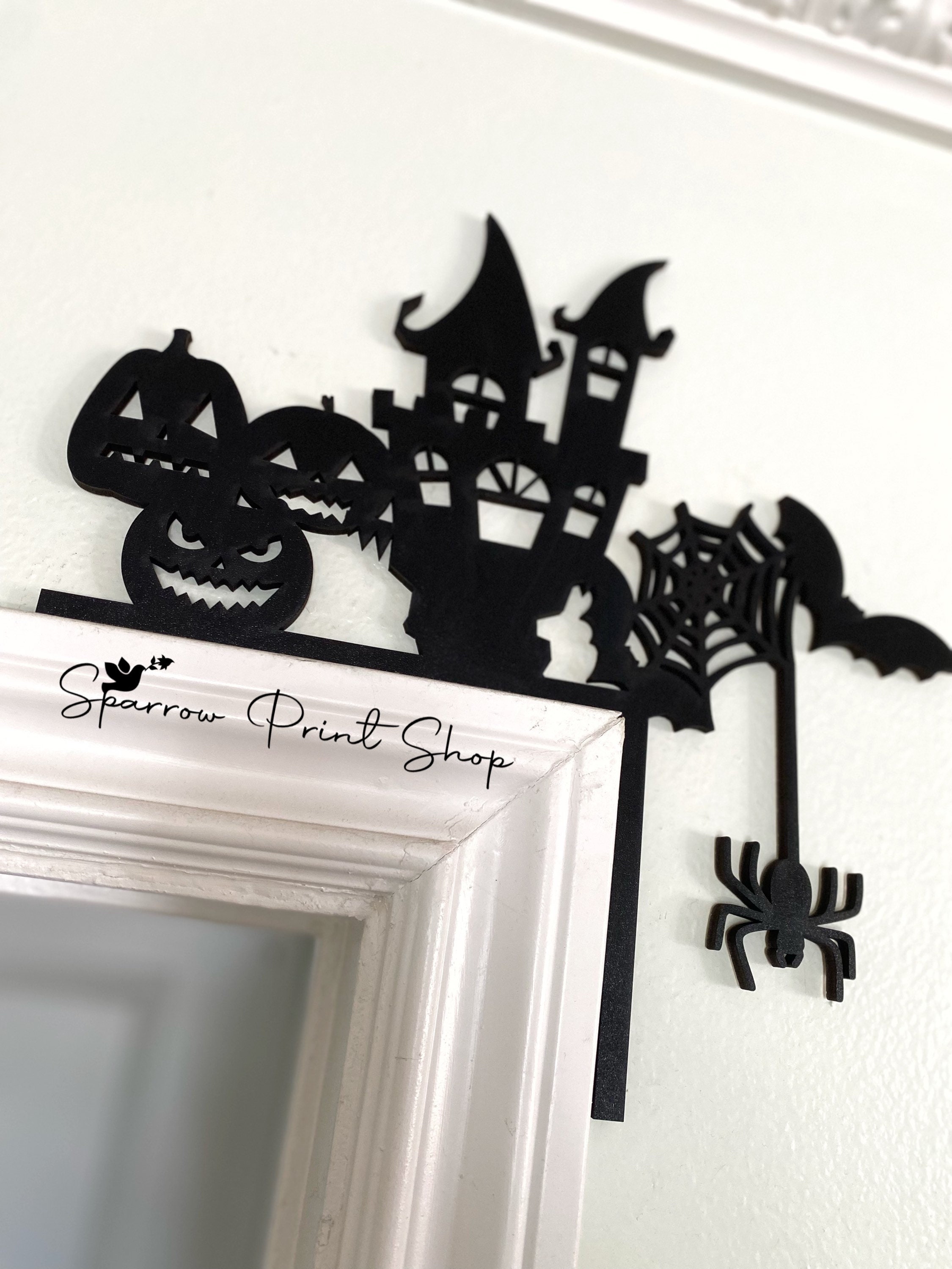 Pumpkin House Halloween Door Corner Gift for Halloween - Etsy