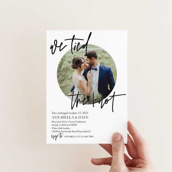 Post Elopement Invitations - Etsy