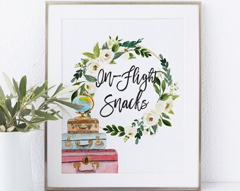 In Flight Snacks | Etsy