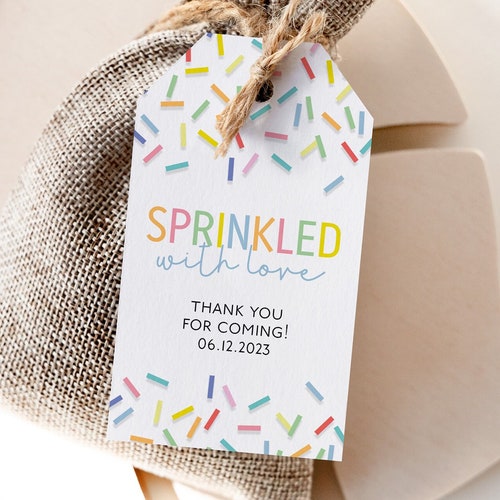 Baby Shower Favors Sprinkled With Love Baby Sprinkle Favor - Etsy