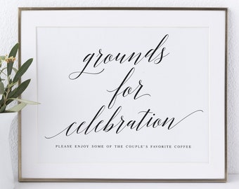 Coffee Grounds Sign - Etsy