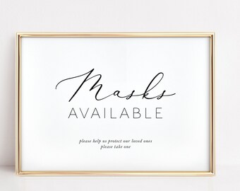Wedding Masks Sign - Etsy