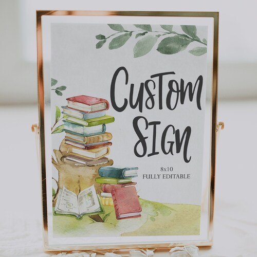 Editable Storybook Baby Shower Invitation Set Chapter Book - Etsy