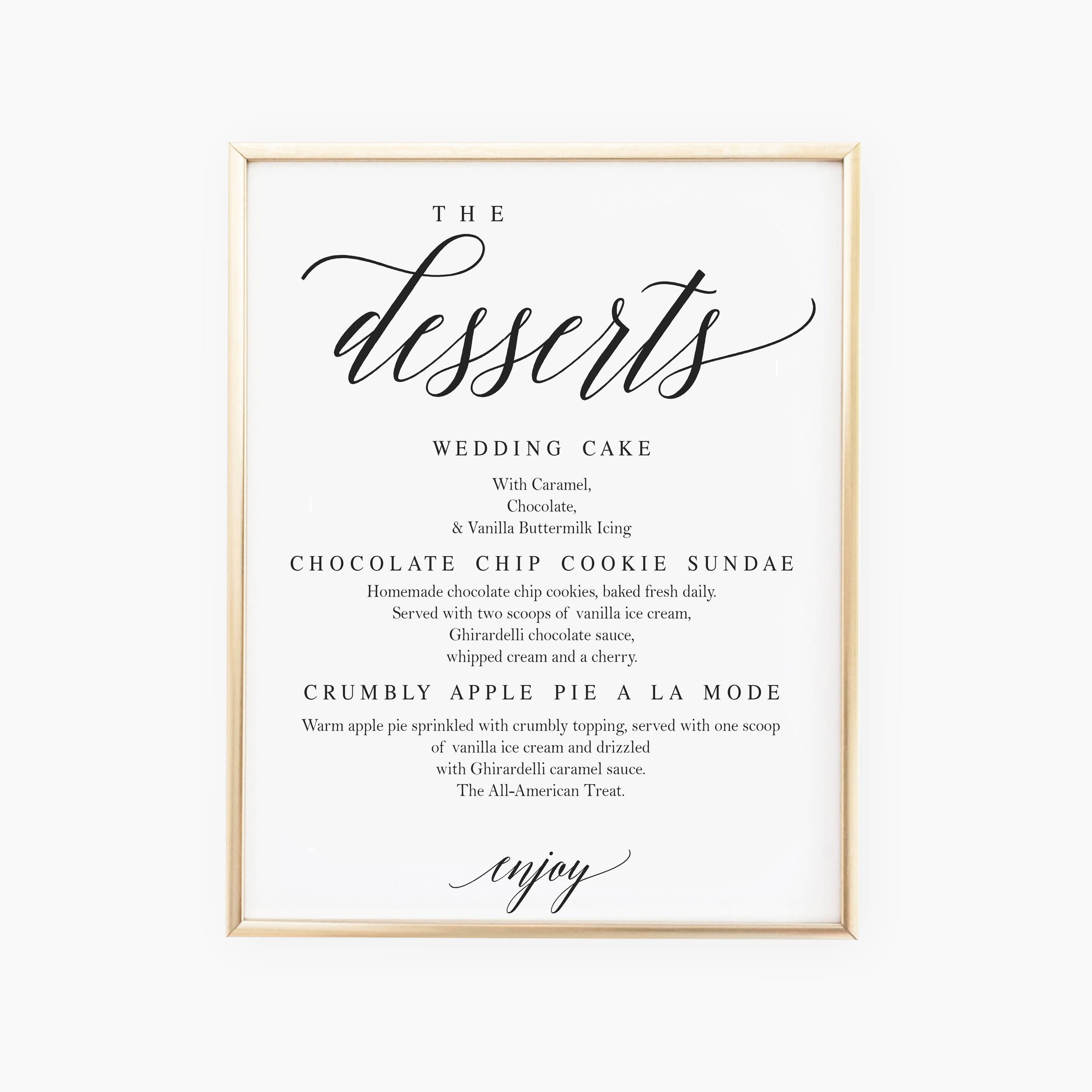 Blank Fancy Menu Template