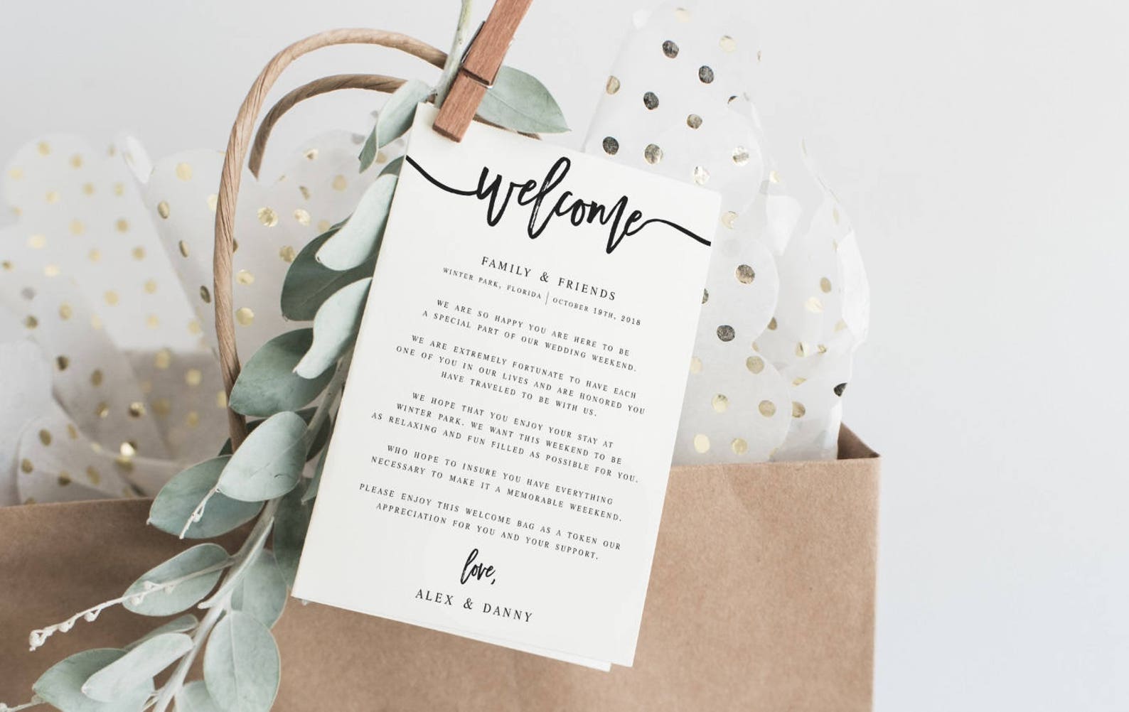 Welcome Wedding Letter Template Welcome Note Template DIY - Etsy
