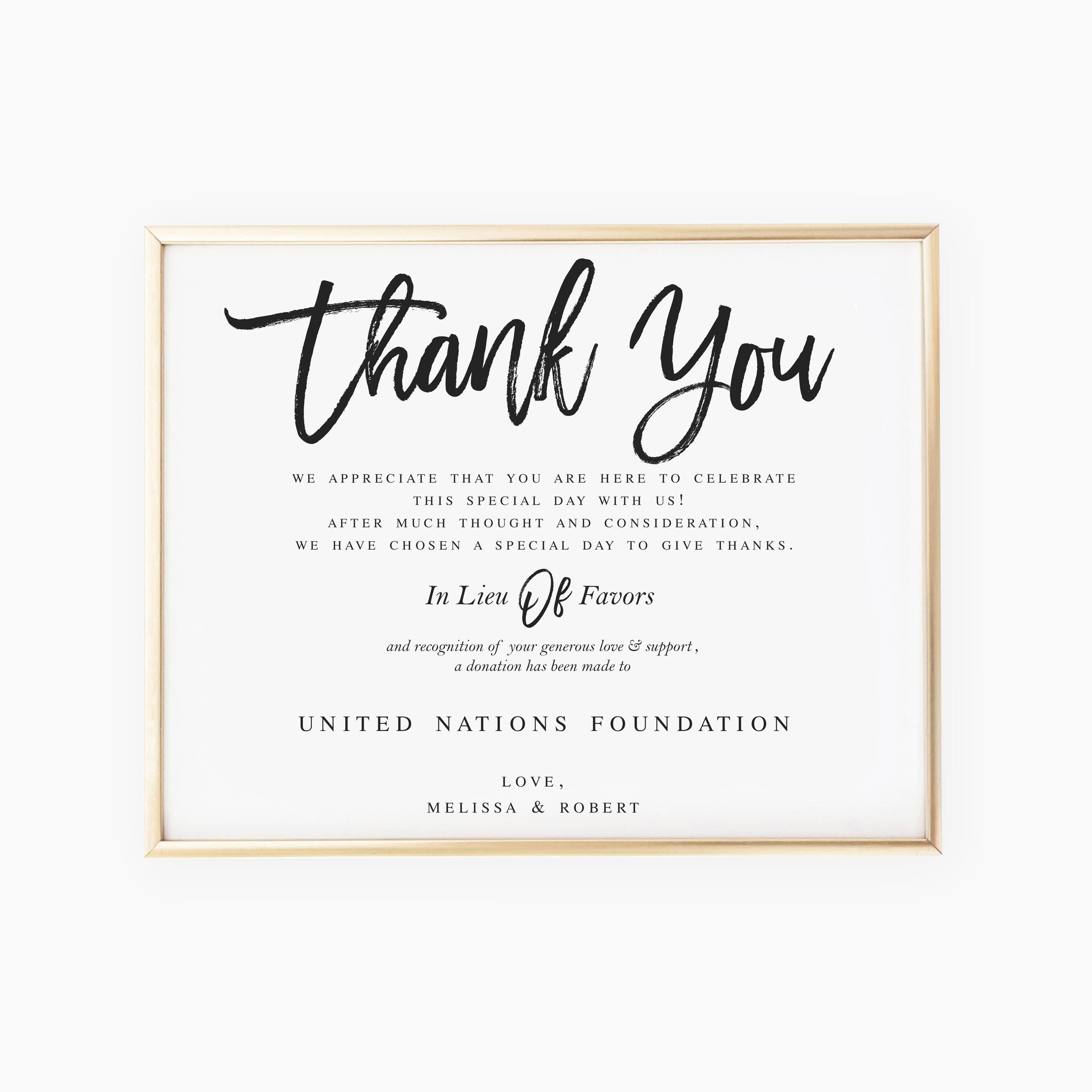 Donations Sign Ideas