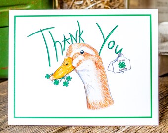Duck Thank You | Etsy