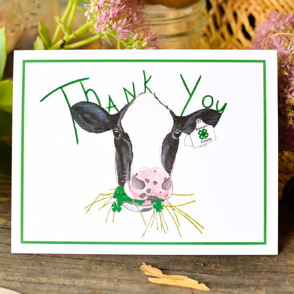 Show Livestock Thank You Cards - Etsy