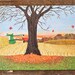 Fall Harvest Farm Greeting Card Fall Sunset Greeting Card Fall Greeting ...