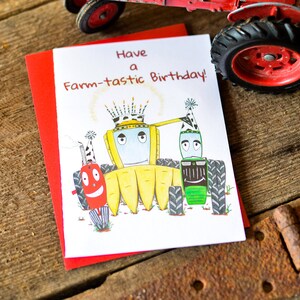 Tractor Birthday Card Country Birthday Card Personalized - Etsy