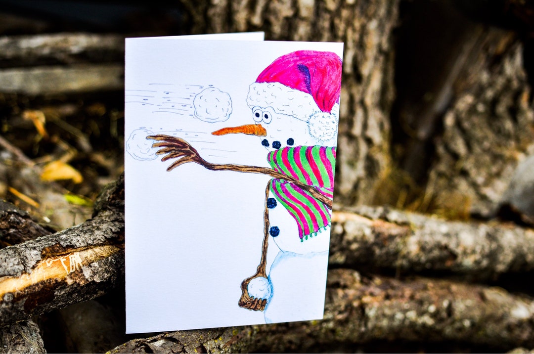 Boxed Christmas Cards Snowman Christmas Cards Funny Christmas Card ...