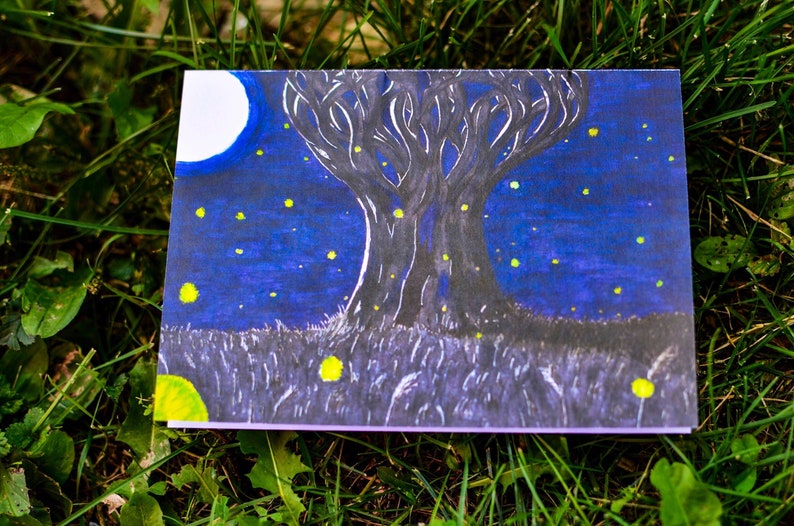 Firefly Card Firefly Moon Cards 5x7 Greeting Cards - Etsy