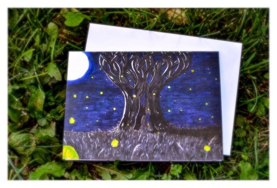 Firefly Card Firefly Moon Cards 5x7 Greeting Cards - Etsy