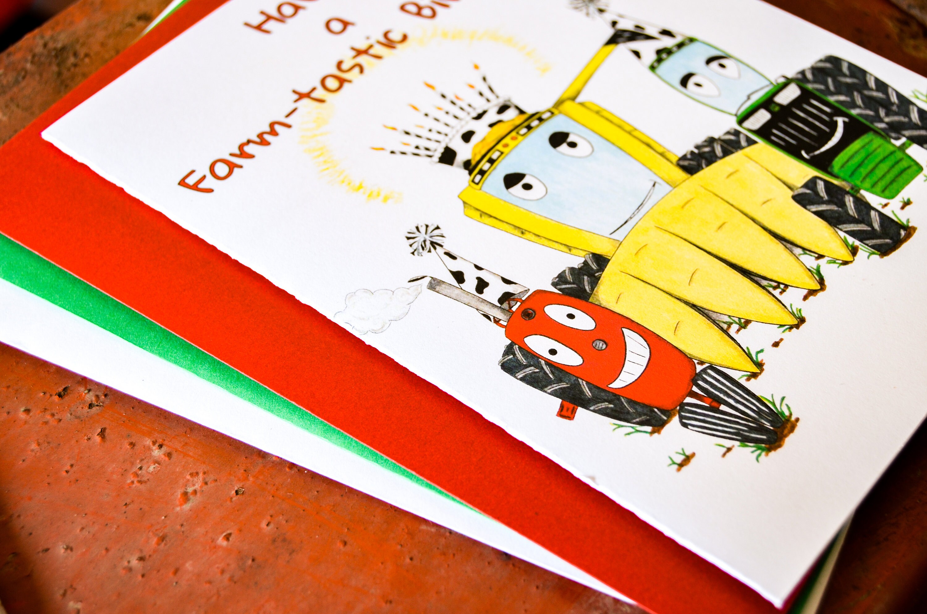 Tractor Birthday Card Country Birthday Card Personalized | Etsy