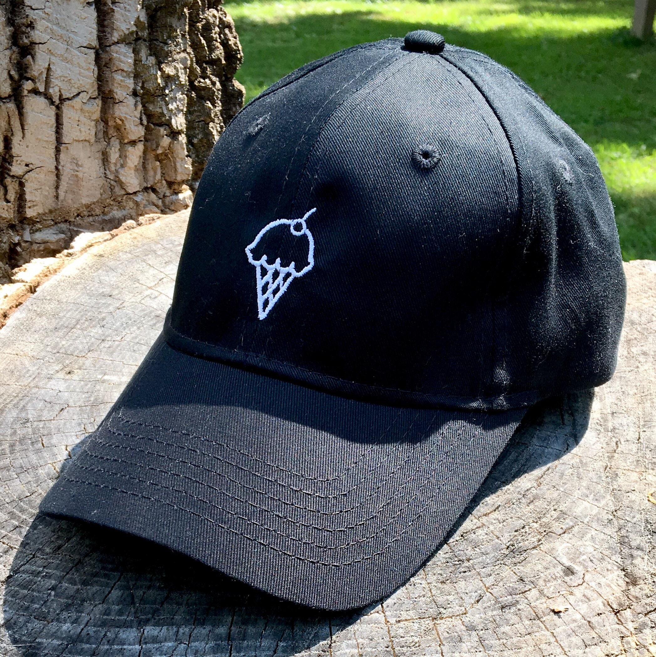 Ice Cream Cone Hat for Kids Youth Baseball Cap Embroidered | Etsy