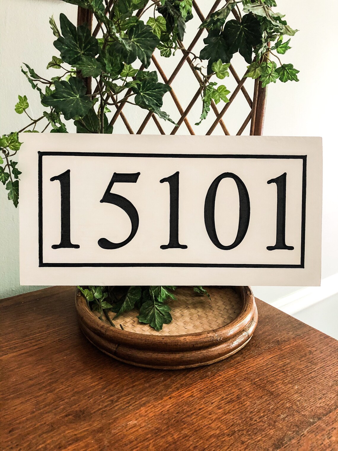 Personalized Wooden Address Sign House Numbers Outdoor Sign | Etsy