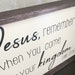 Hand Painted Farmhouse Sign: Jesus Remember Me, Christian Wall Art - Etsy