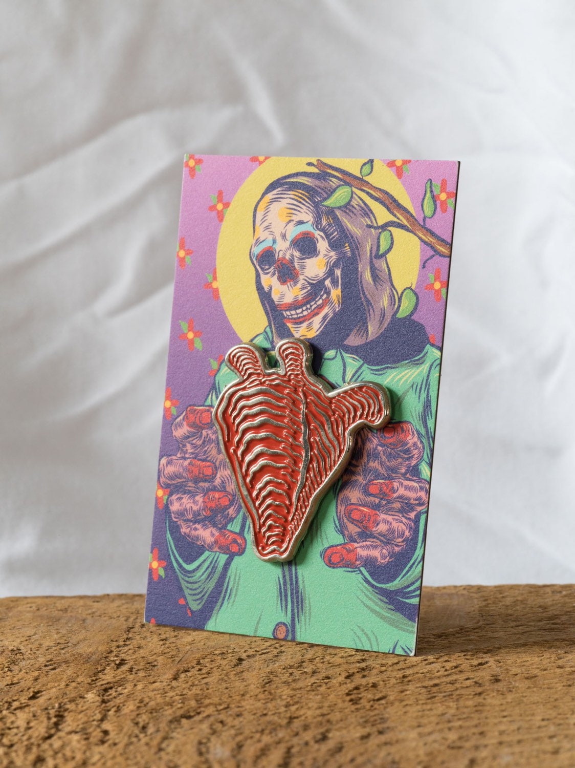 Corazon Enamel Pin | Etsy