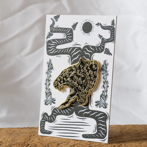 Jaguar Pin - Etsy