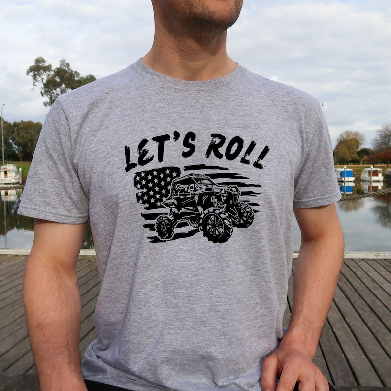 UTV American Flag Mudding T-shirt for Him Mudding Shirt for Her Sxs ...