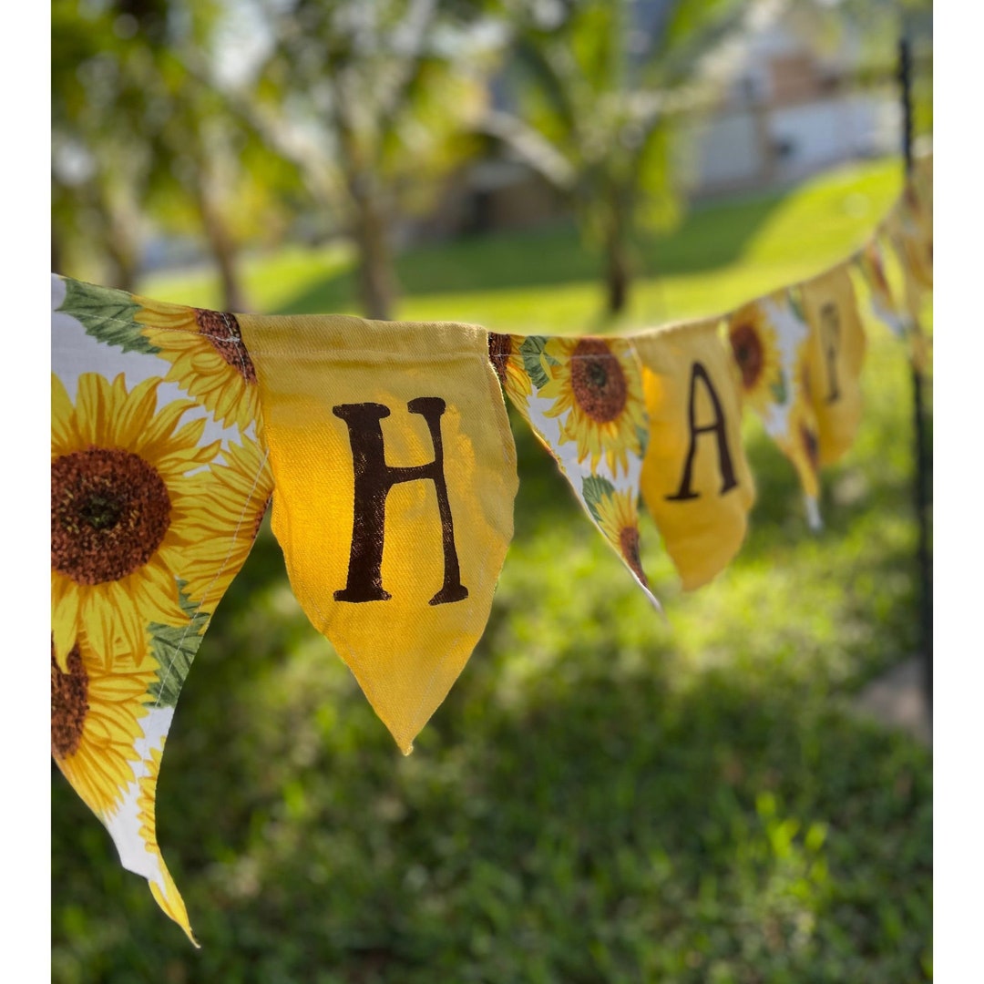 Custom Event Party Banner Name Flag Banner Triangle Flags With Letters ...