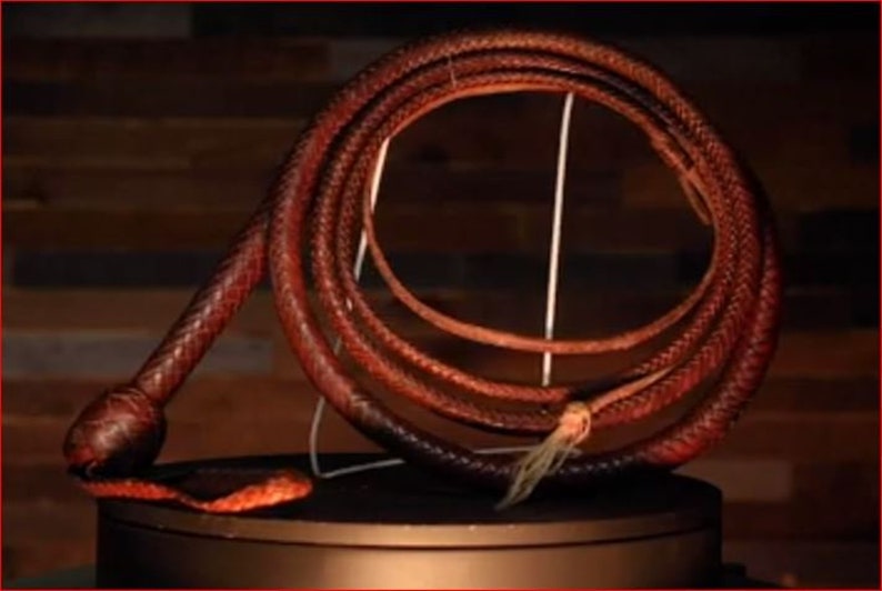 Collectors Replica of Indiana Jones Bullwhip 10 Ft Version as Used in ...
