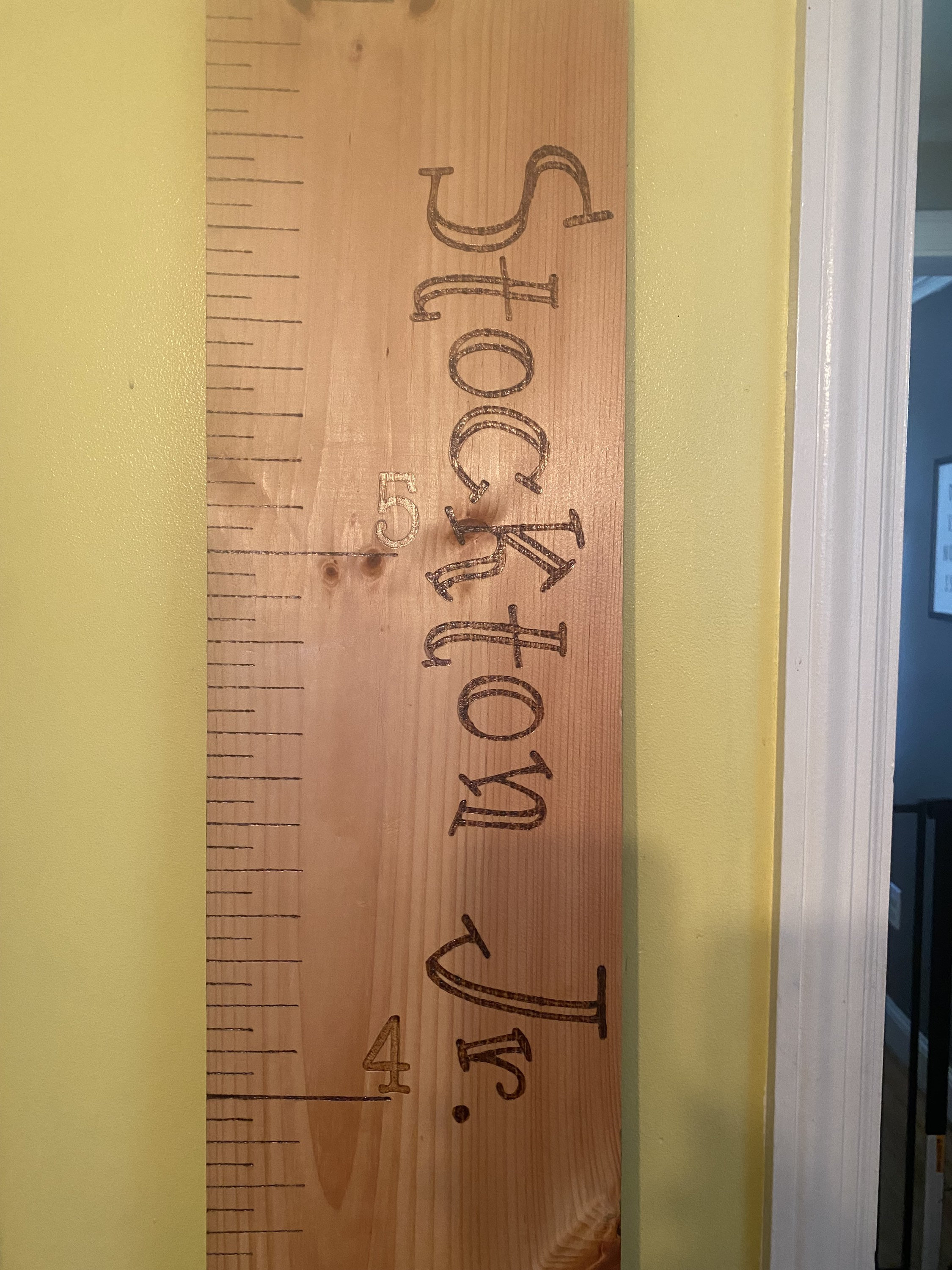Custom Ruler Growth Charts - Etsy