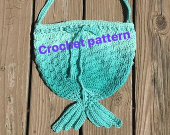 Crochet Mermaid Purse PATTERN - Etsy