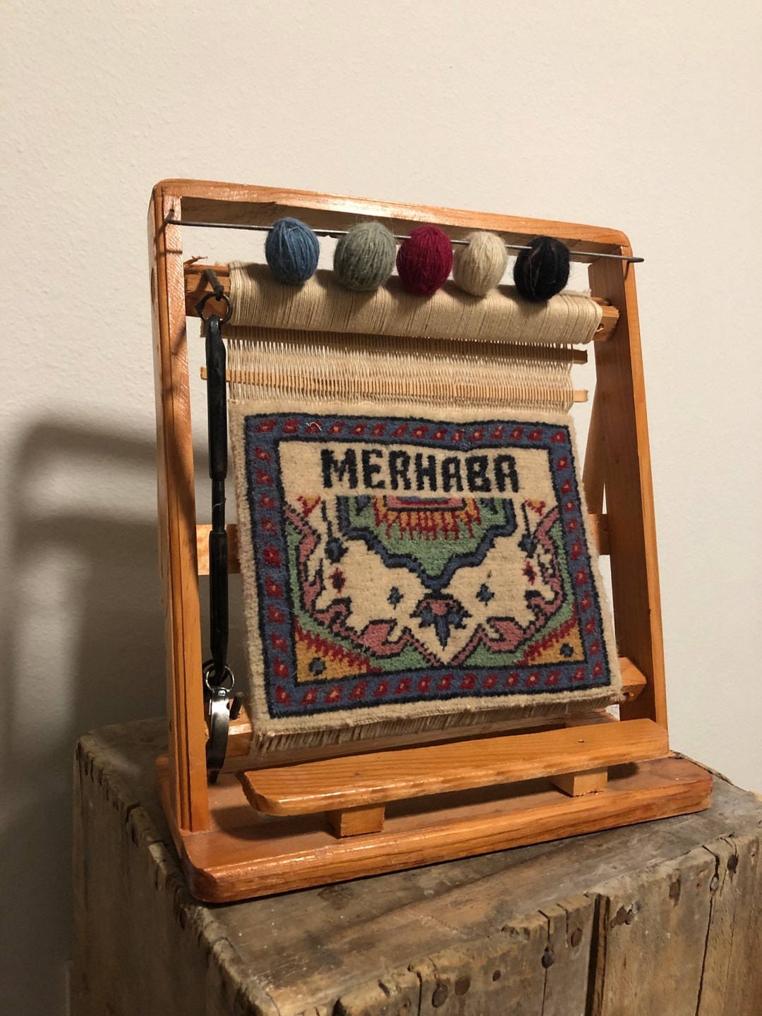 Antique Turkish Welcome Sign, Loom Design - Etsy
