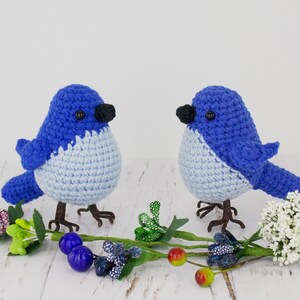 Amigurumi Crochet Pattern Bluebird / Crocheted Bluebird / - Etsy