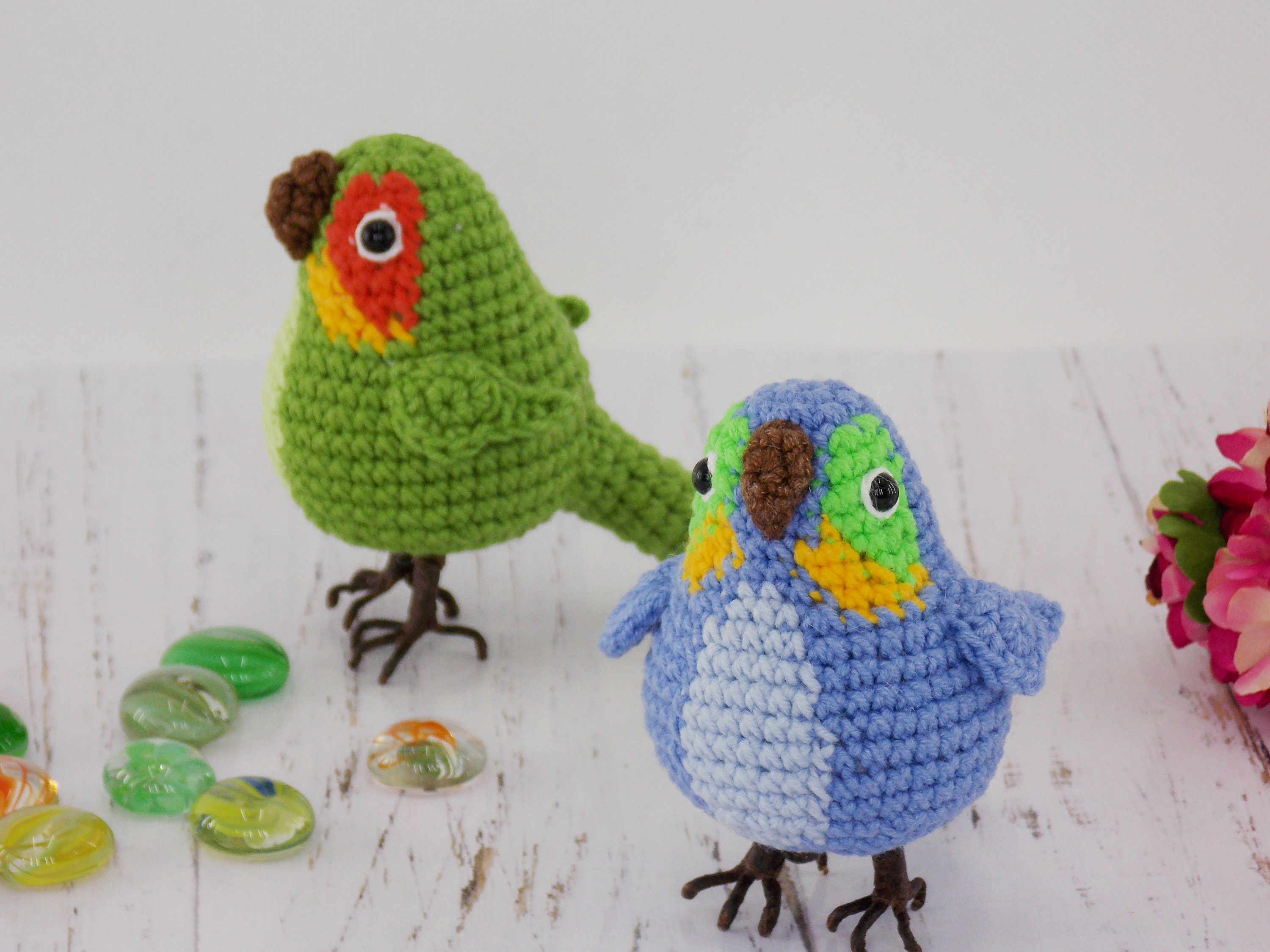 Set of Crochet Patterns / Birds / - Etsy