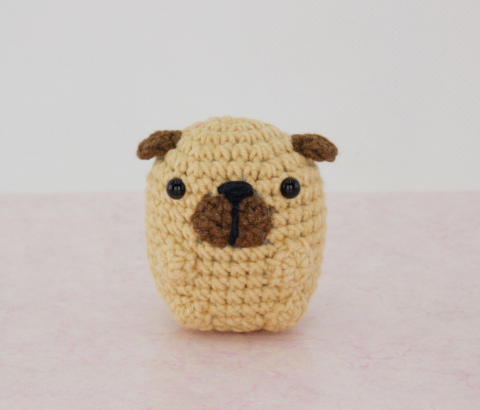 DIY Amigurumi Crochet Kit Little Pug / Craft Project Crochet - Etsy