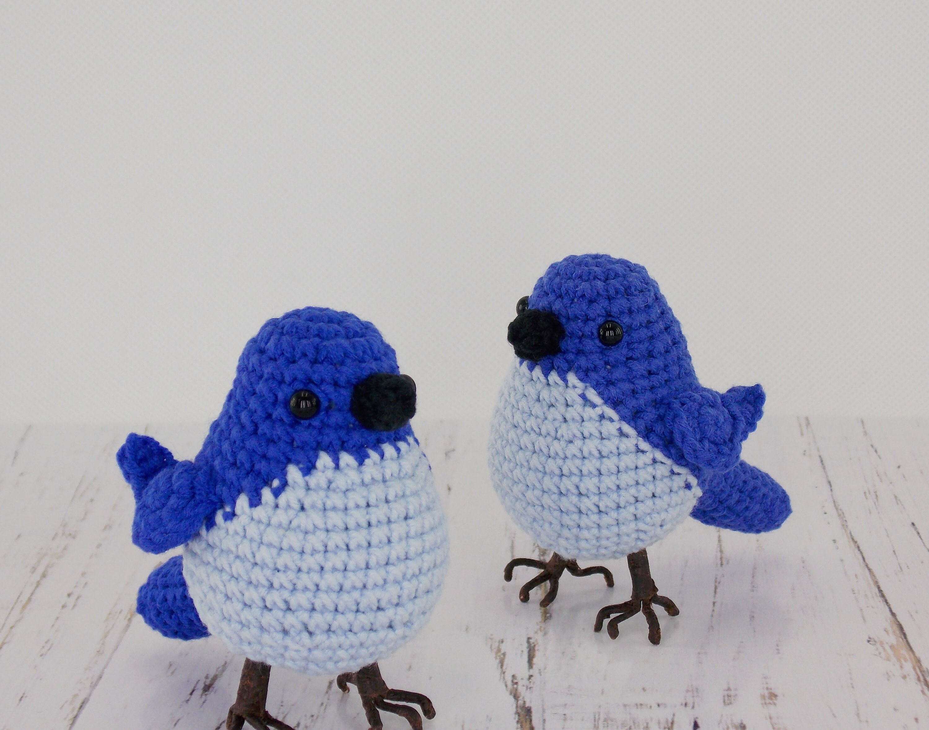 Amigurumi Crochet Pattern Bluebird / Crocheted Bluebird / - Etsy