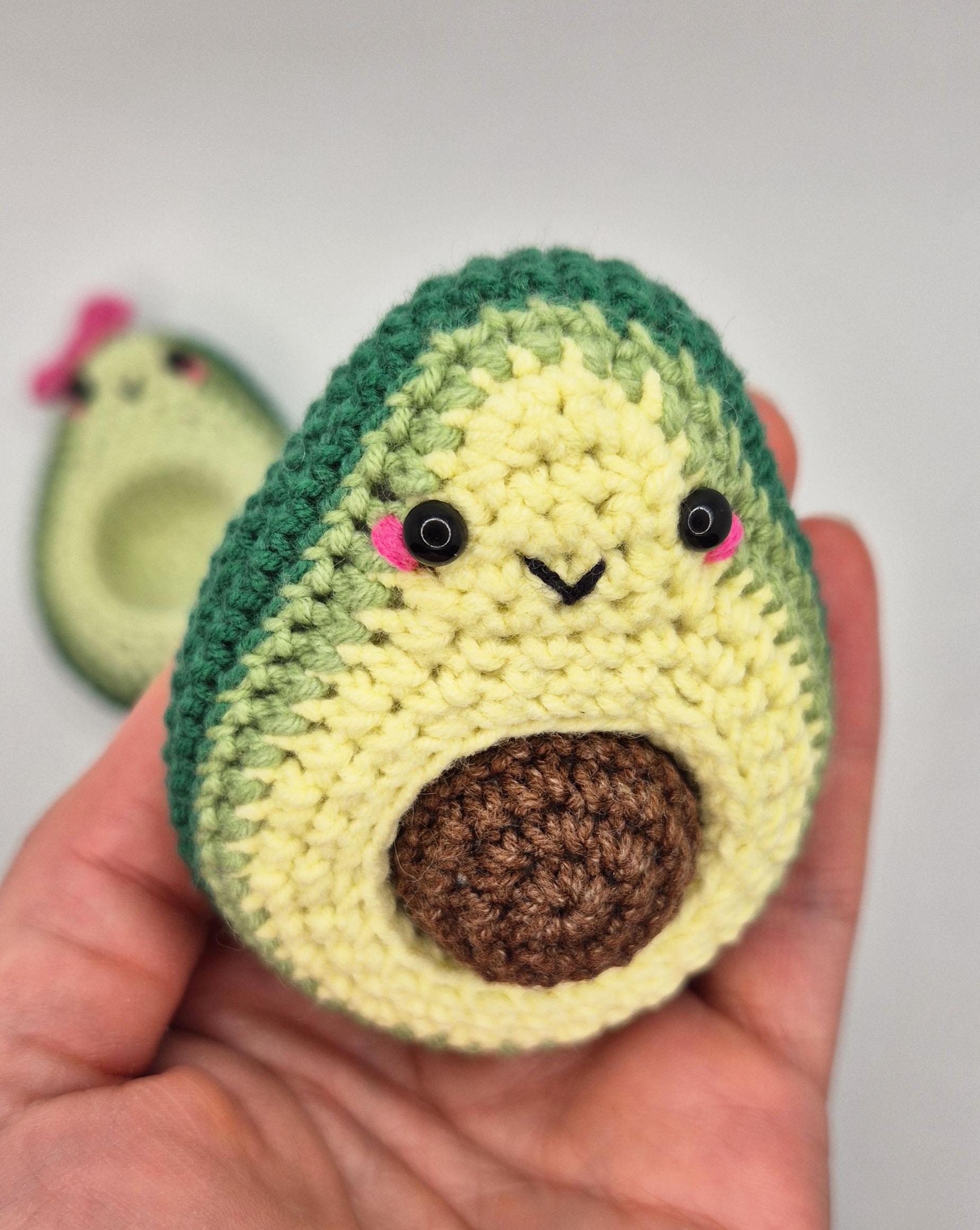 Amigurumi Crochet Pattern Avocado / Crocheted Avocado / - Etsy