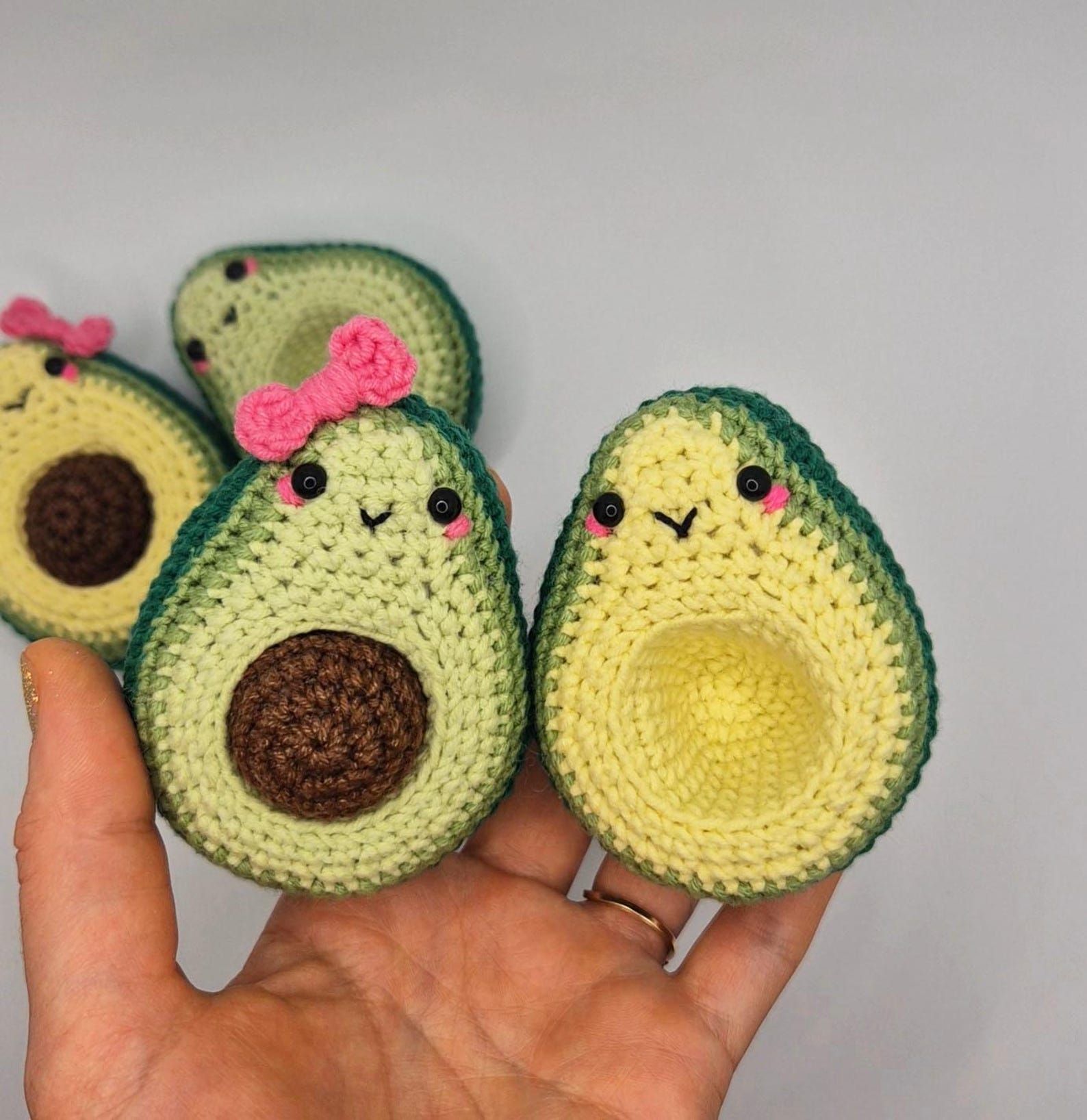 Amigurumi Crochet Pattern Avocado / Crocheted Avocado / - Etsy