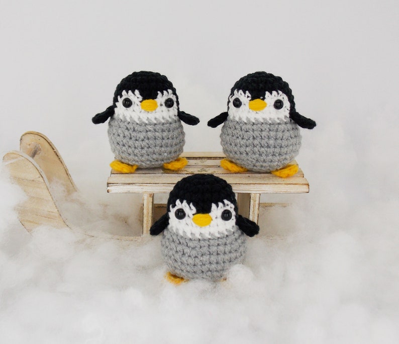 Set of Crochet Patterns Penguins - Etsy