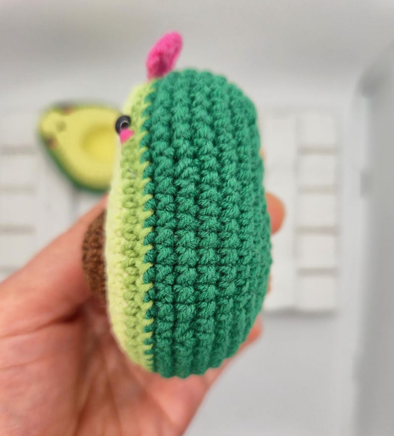 Amigurumi Crochet Pattern Avocado / Crocheted Avocado / - Etsy