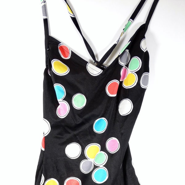 Polka Dot One Piece Swimsuit Etsy