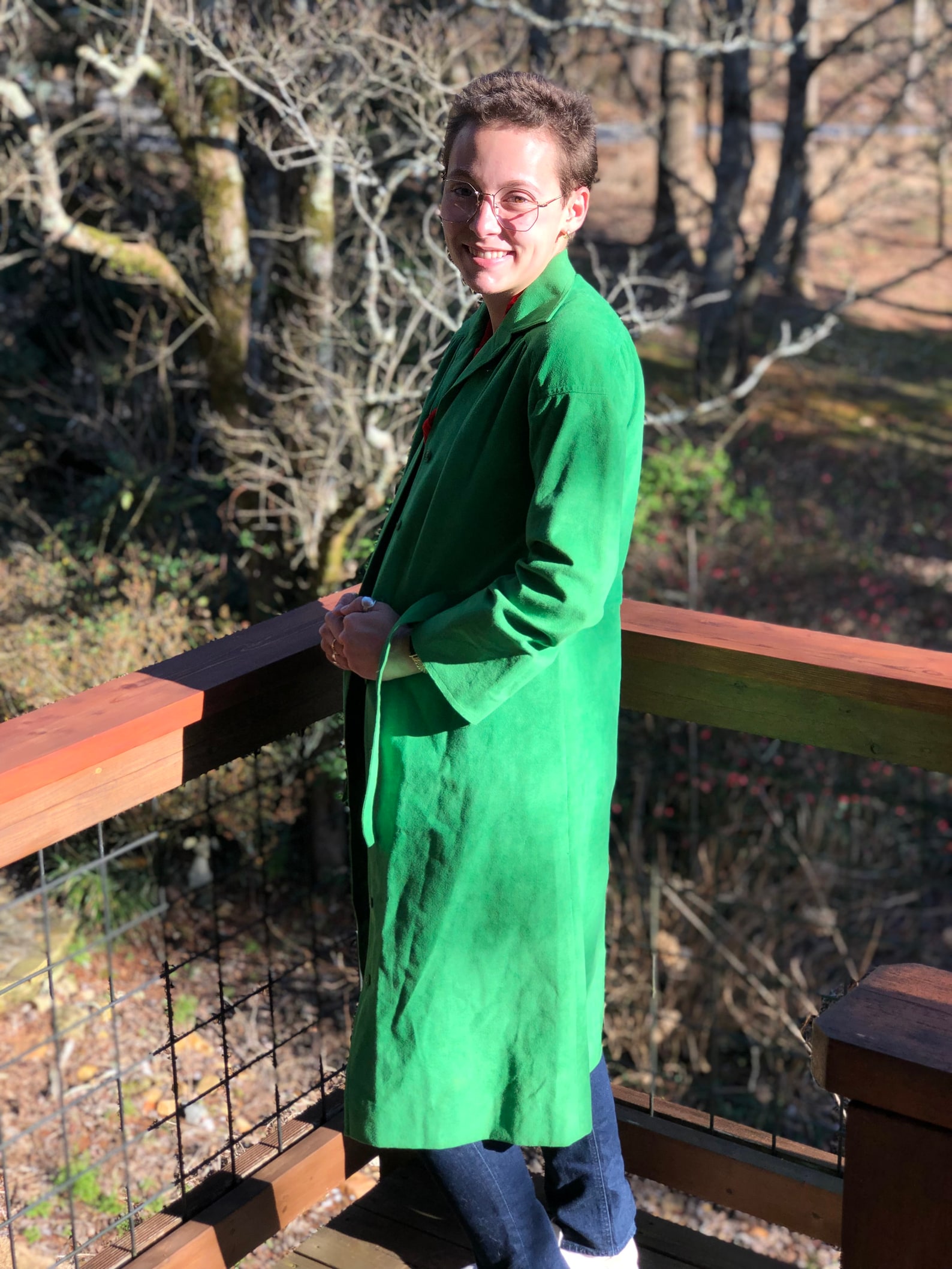 Gorgeous 1970s Stan Herman for Saks Fifth Avenue Trench Coat - Faux ...