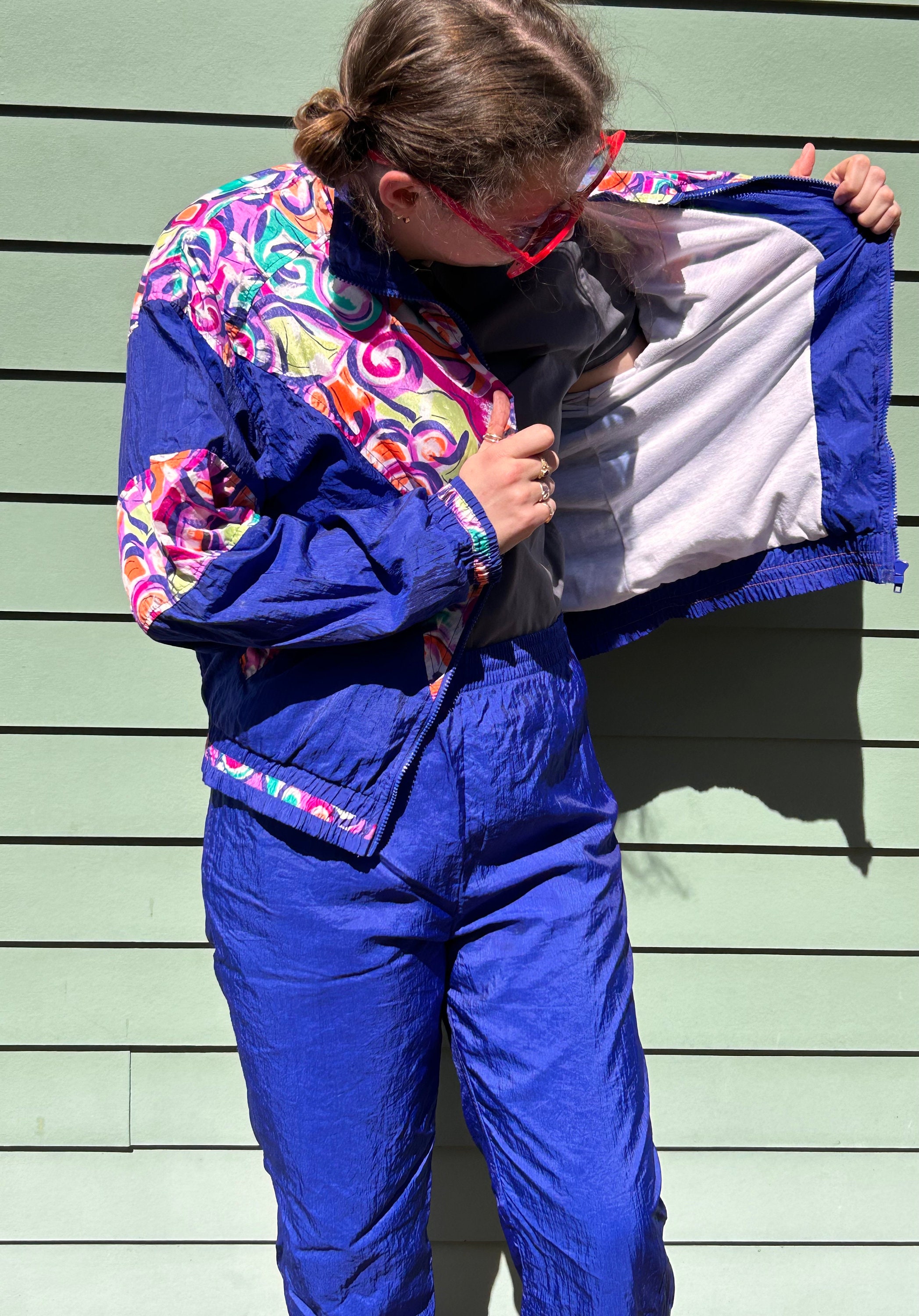 Fab 80s Track Suit Jennifer Moore Petites PL 1980s Track Suit Warmup ...