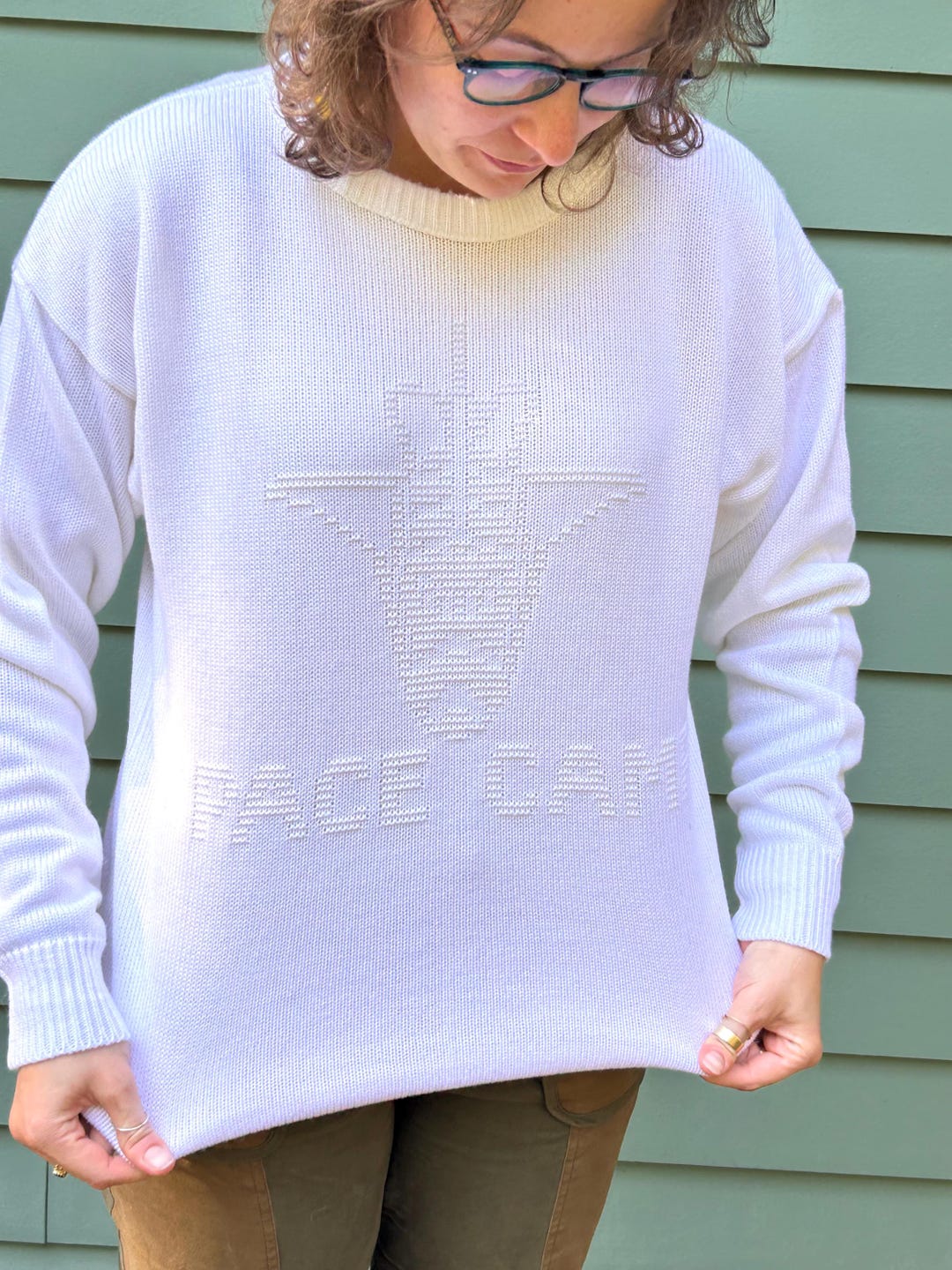 RARE Vintage Space Camp Space Shuttle Sweater Space Gear Size L US ...